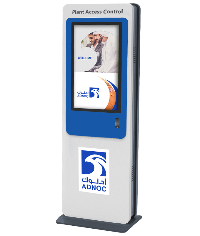 Indoor & Outdoor Kiosk Solutions for ADNOC in Abu Dhabi UAE