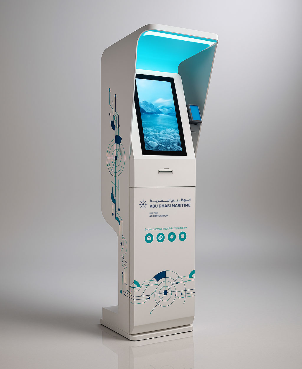 Abu Dhabi Ports Self-Service Ticketing Kiosk Project UAE